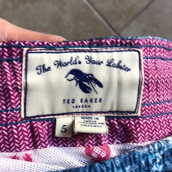 Ted Baker | Swim | Ted Baker Fish Print Swim Trunks | Poshmark